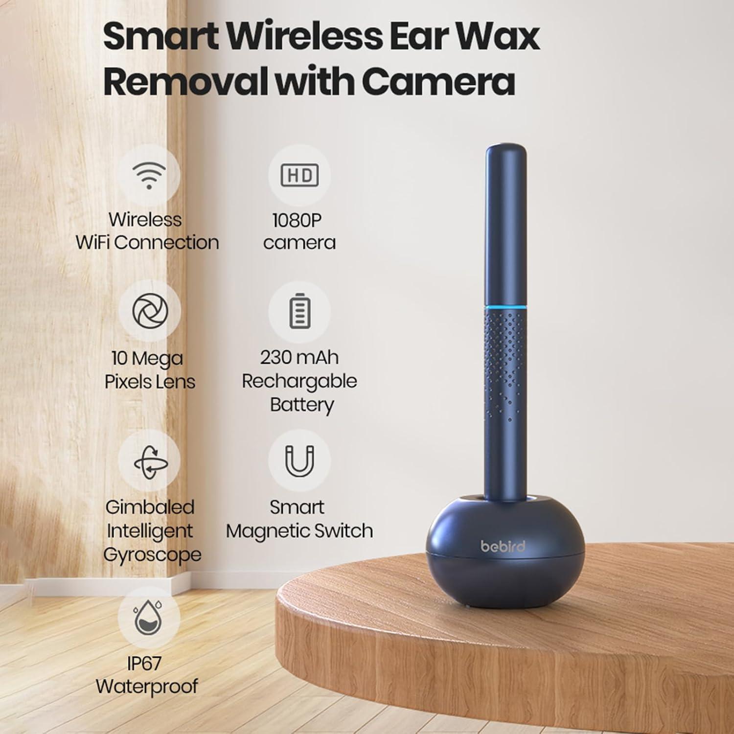 Layhou HD Wireless WiFi Ear Scoop - Endoscopic Ear Picker & Wax Removal ...