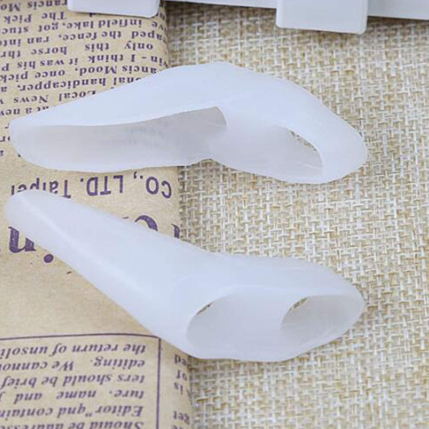 Pink Silicone Toe Separators - 10 Pcs for Tailor's Bunion Pain Relief ...