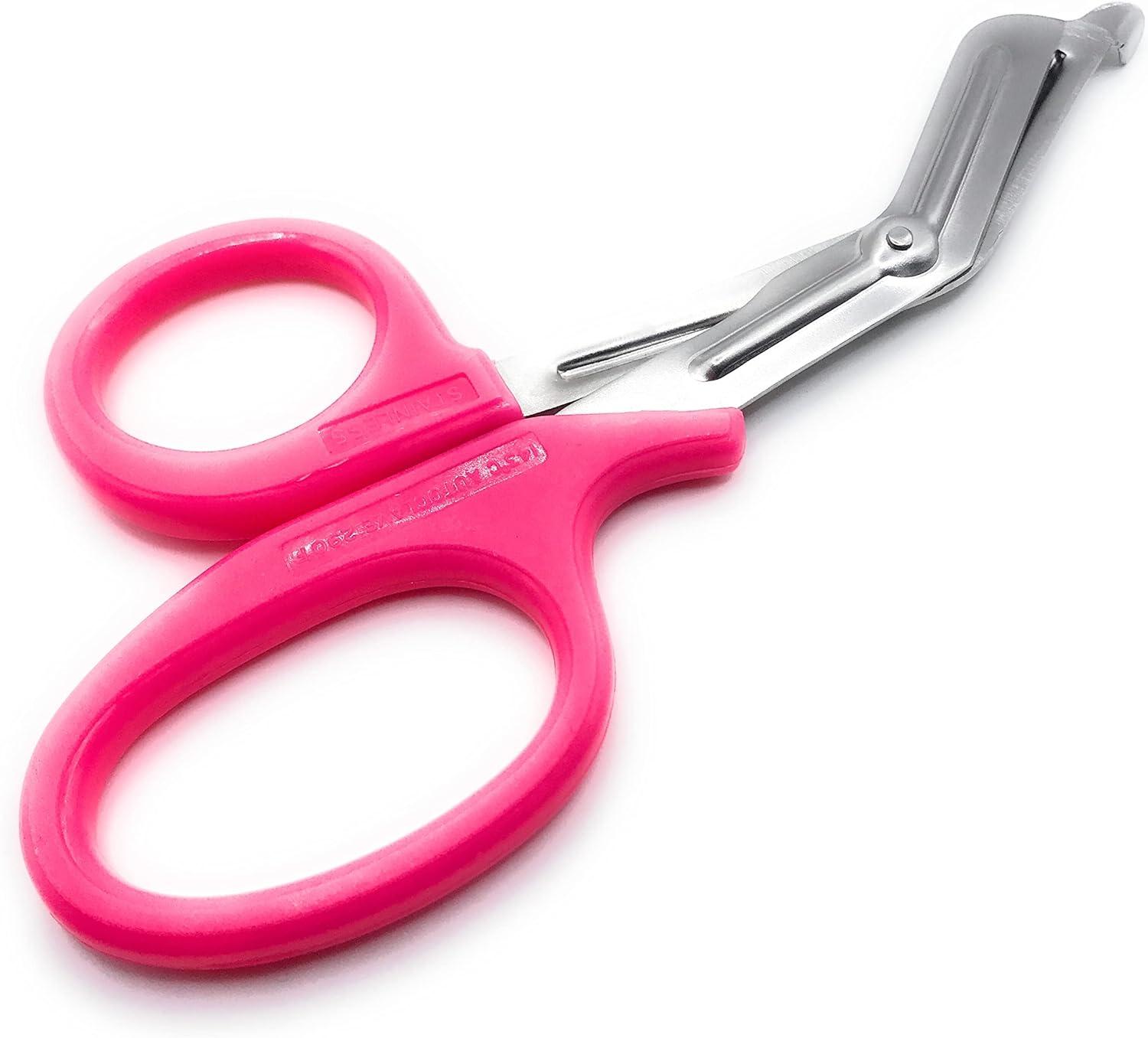 Tuff Cut 18cm Paramedic Scissors - Bright Fluorescent Pink - Multi ...