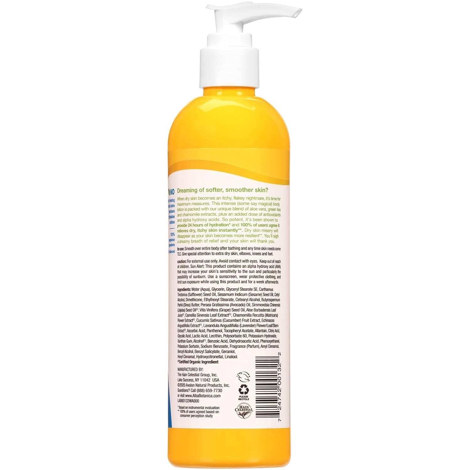 Alba Botanica Very Emollient Maximum Body Lotion 12 oz - Hydrating ...