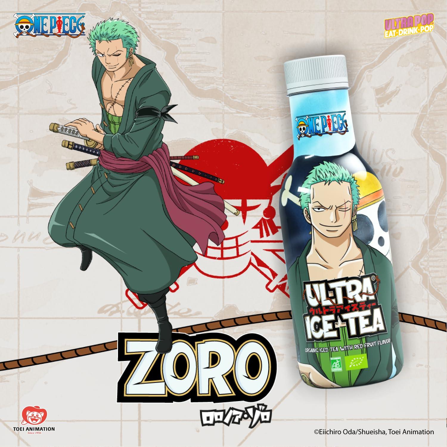 Ultra Ice Tea Organic Iced Tea - Vegan Zoro Character Hibiscus Mint ...
