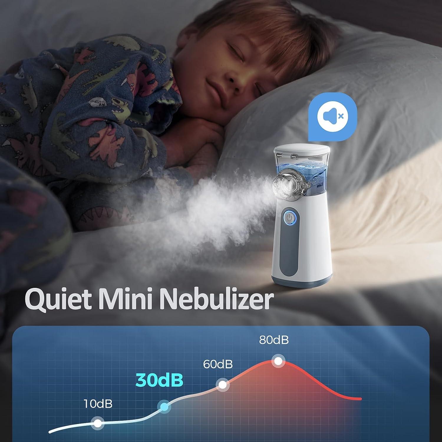 Portable Nebulizer Machine for Kids and Adults - Handheld Steam Inhaler ...