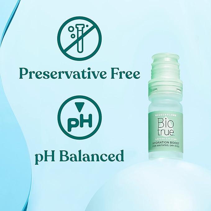 Biotrue Hydration Boost Eye Drops Preservative Free Soft Contact Lens ...