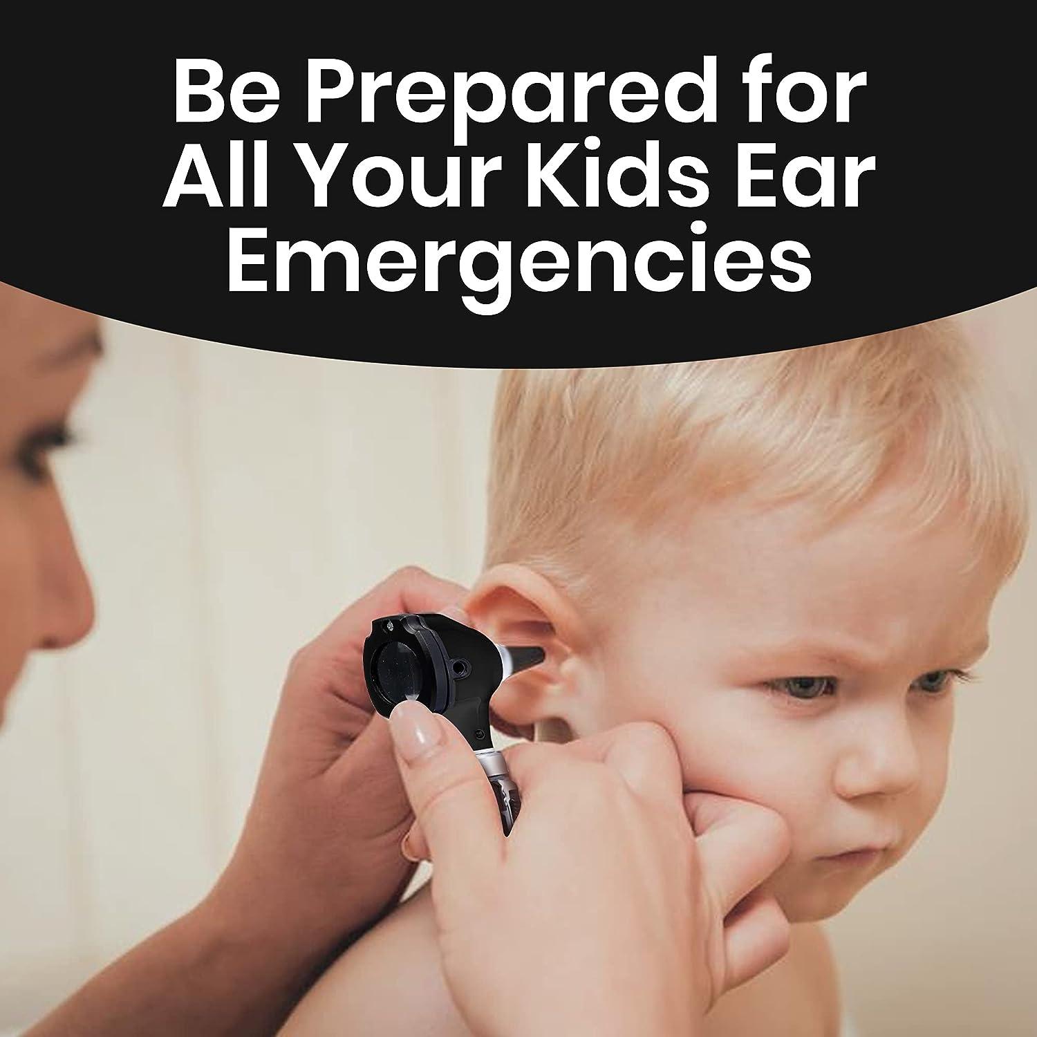 Zyrev ZetaLife Otoscope - Black Pocket Size Ear Infection Detector ...