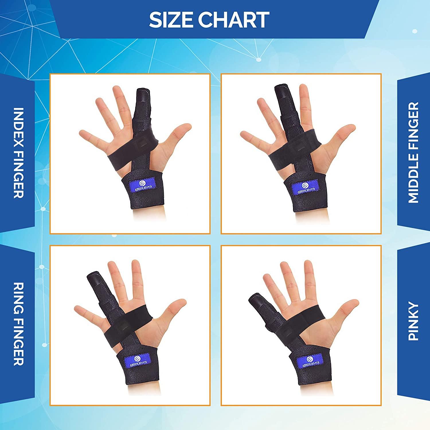 Arrow Splints Trigger Finger Splint | Mallet Finger Brace for Fractures ...