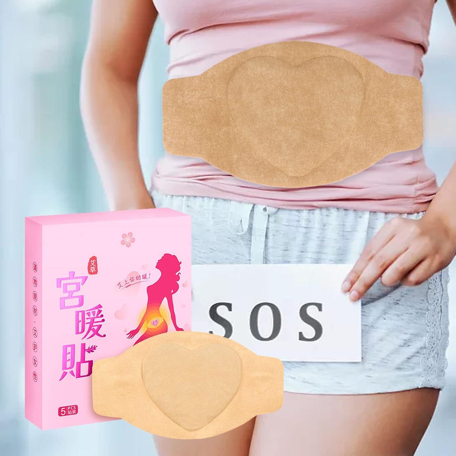 5-Piece Mugwort Warming Menstrual Plaster | Relieve Menstrual Pain ...