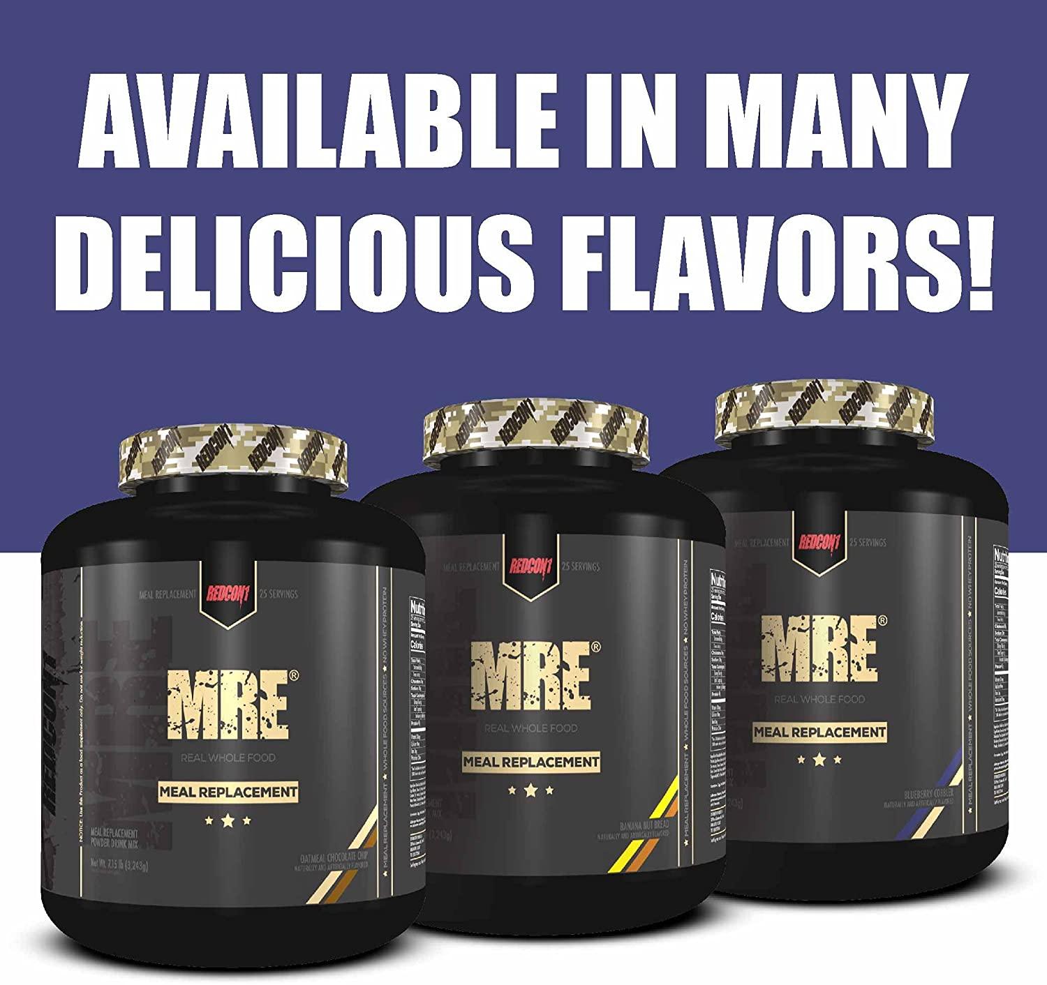 Redcon1 MRE Blueberry Cobbler Protein Powder (7.15 lbs) - High-Quality ...