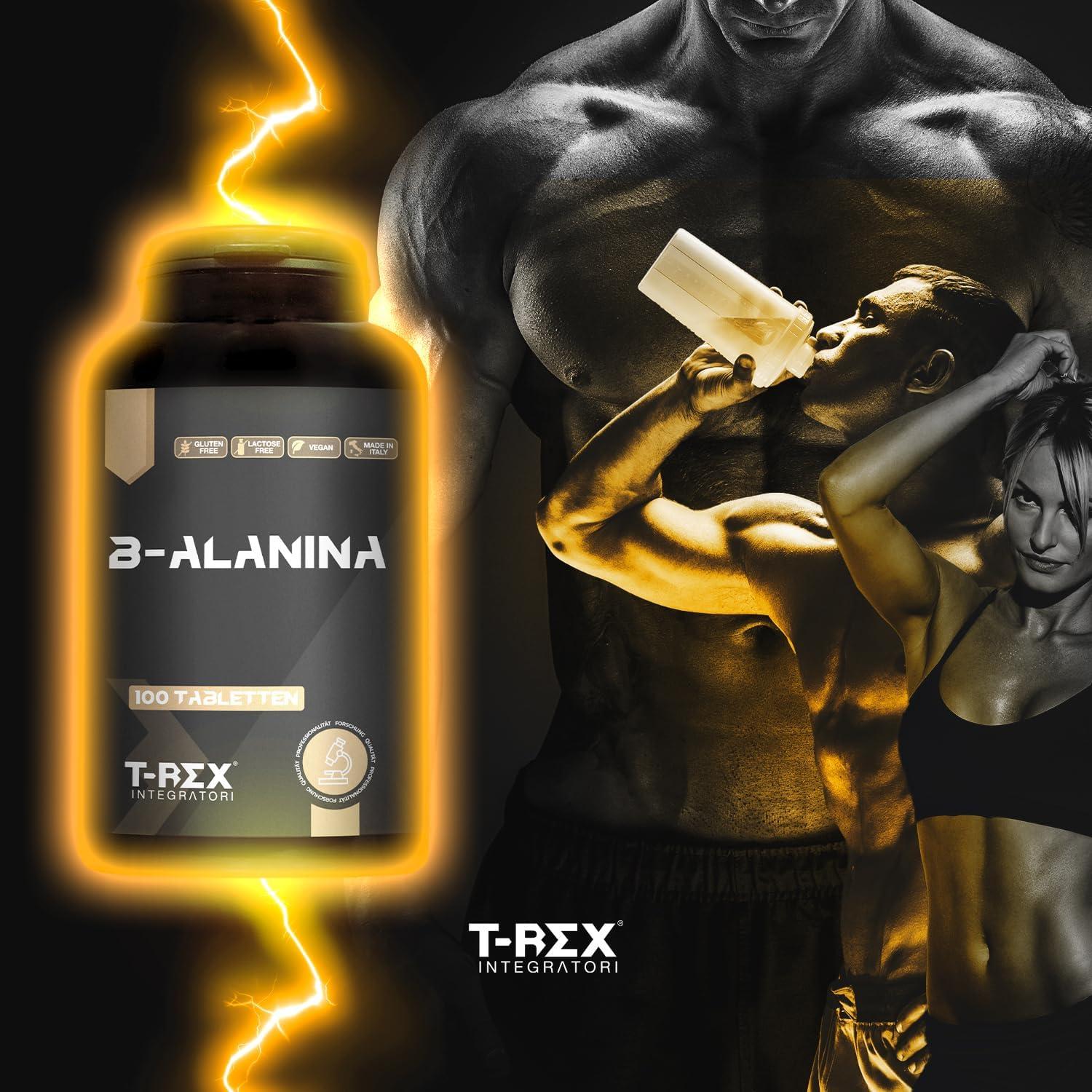 Buy Beta Alanine 1000mg 100 Tablets with Vitamins B1 B6 & E | Boost ...