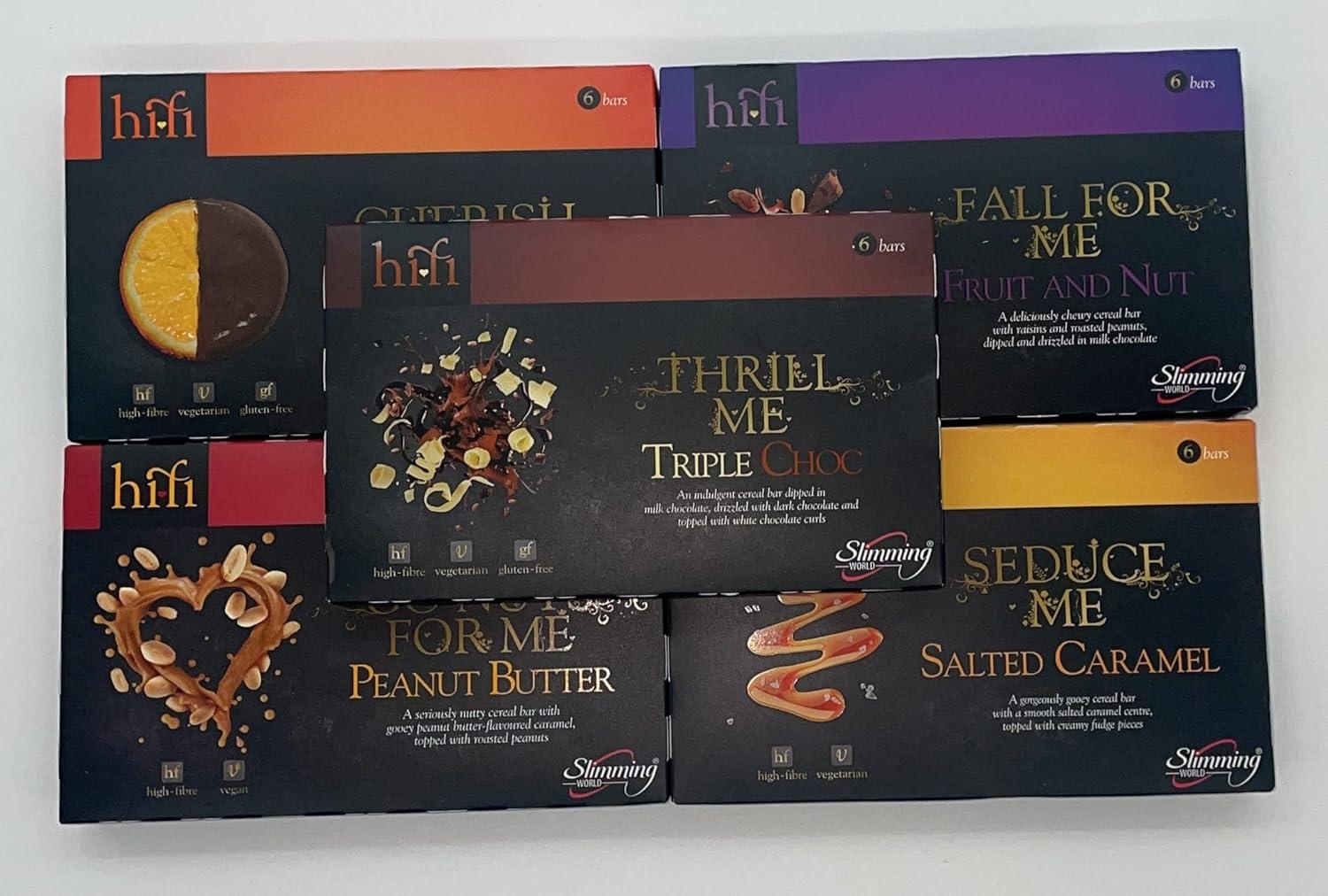 Slimming World HiFi Bars 5 Boxes Mixed Flavours including New Triple ...