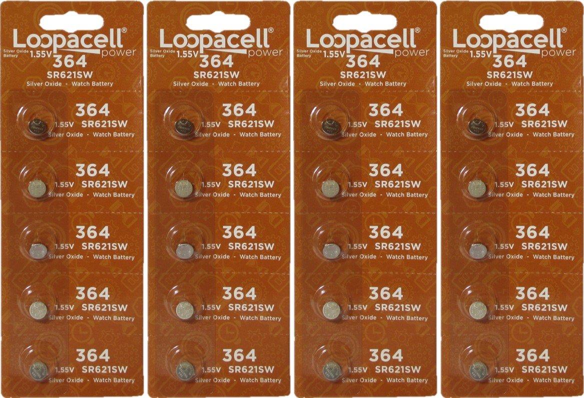 Buy SR621SW Watch Battery Button Cell (Pack of 20) - High Quality 364 ...
