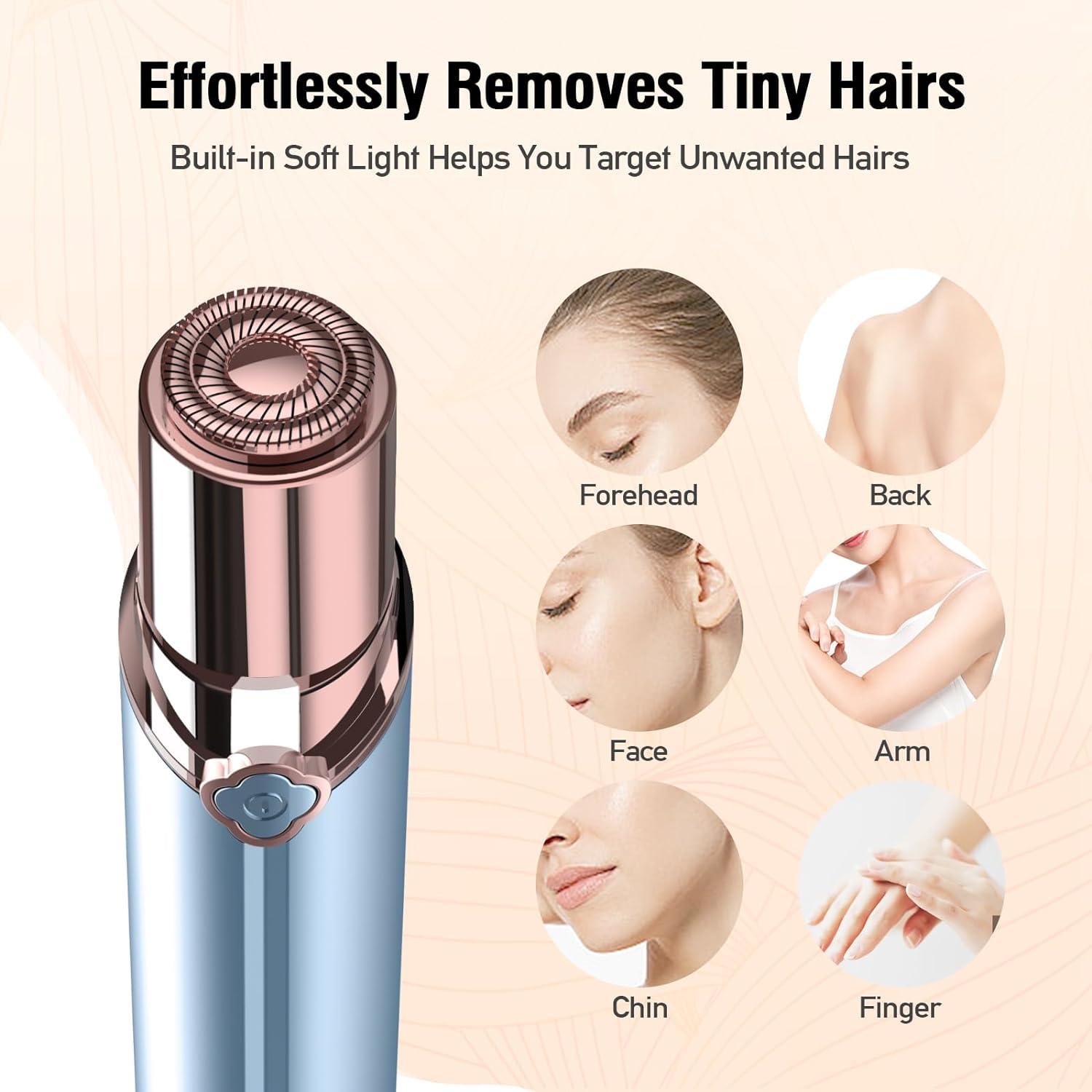 SEIHAI Hair Removal Device 2023 Deluxe - Rechargeable Facial Hair ...