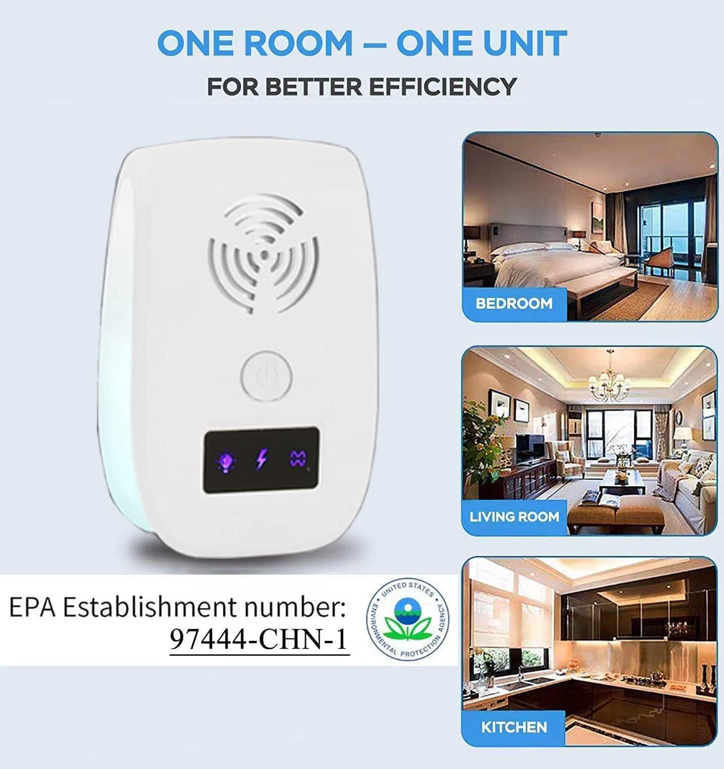 Ultrasonic Pest Repellent Plug in (2 Pack) 2023 - Electronic Bug ...