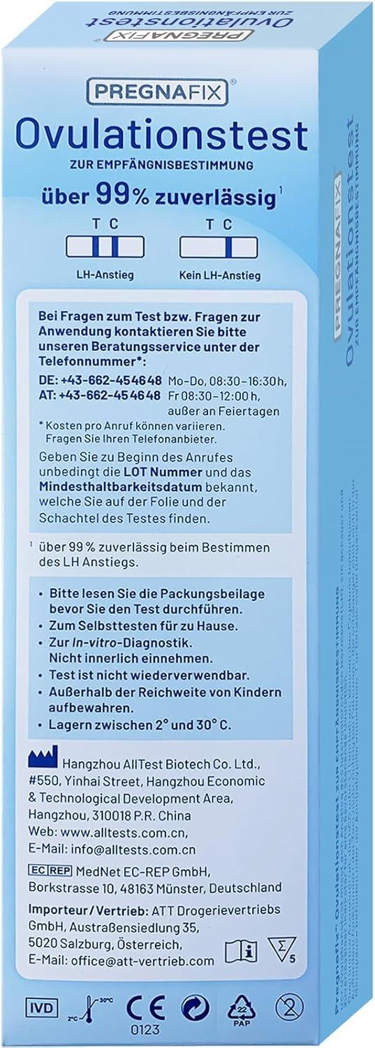 Pregnafix Ovulation & Pregnancy Test Kit | 5 Ovulation Strips + 1 Early ...