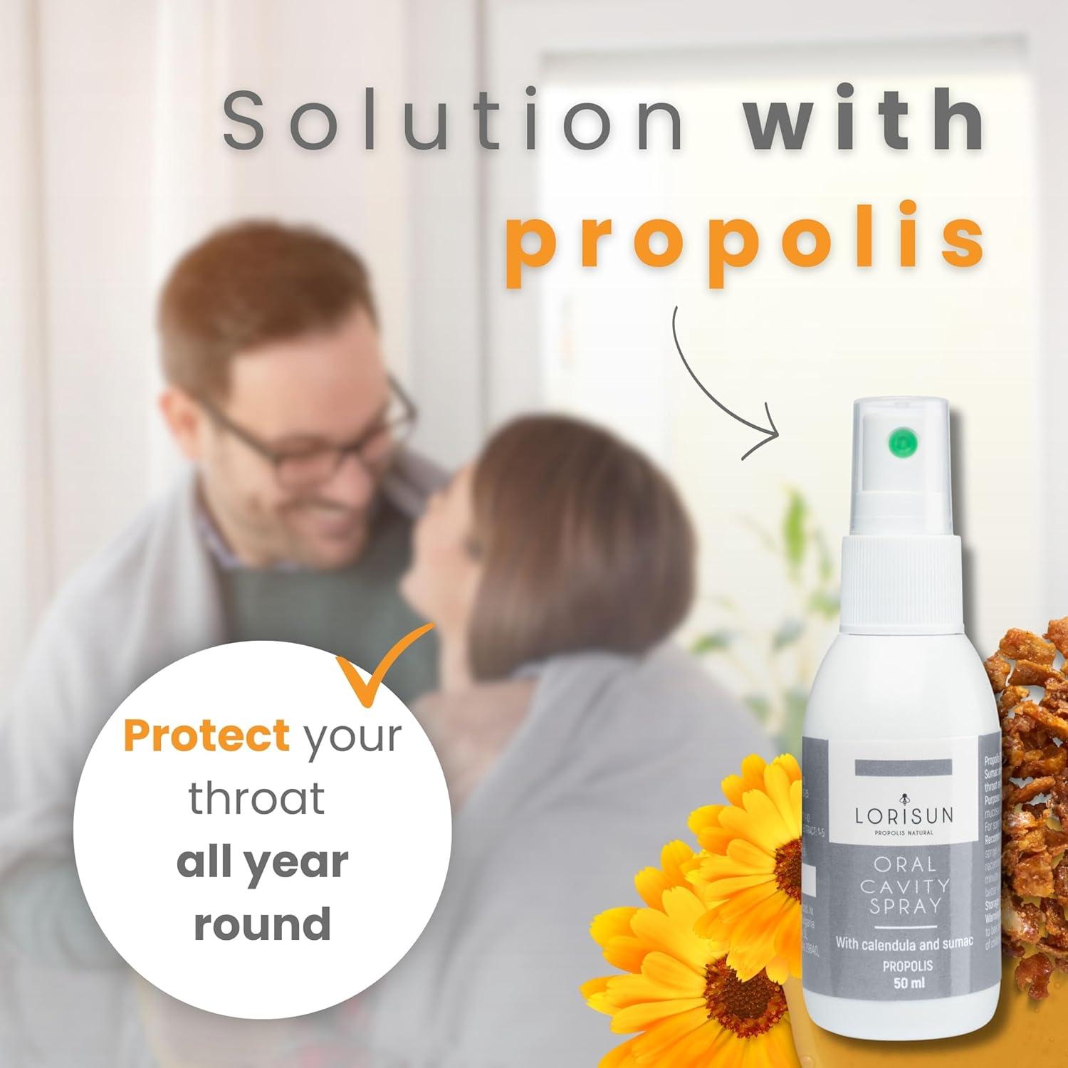 LORISUN Propolis with Calendula Throat Spray 50ml - Natural ...