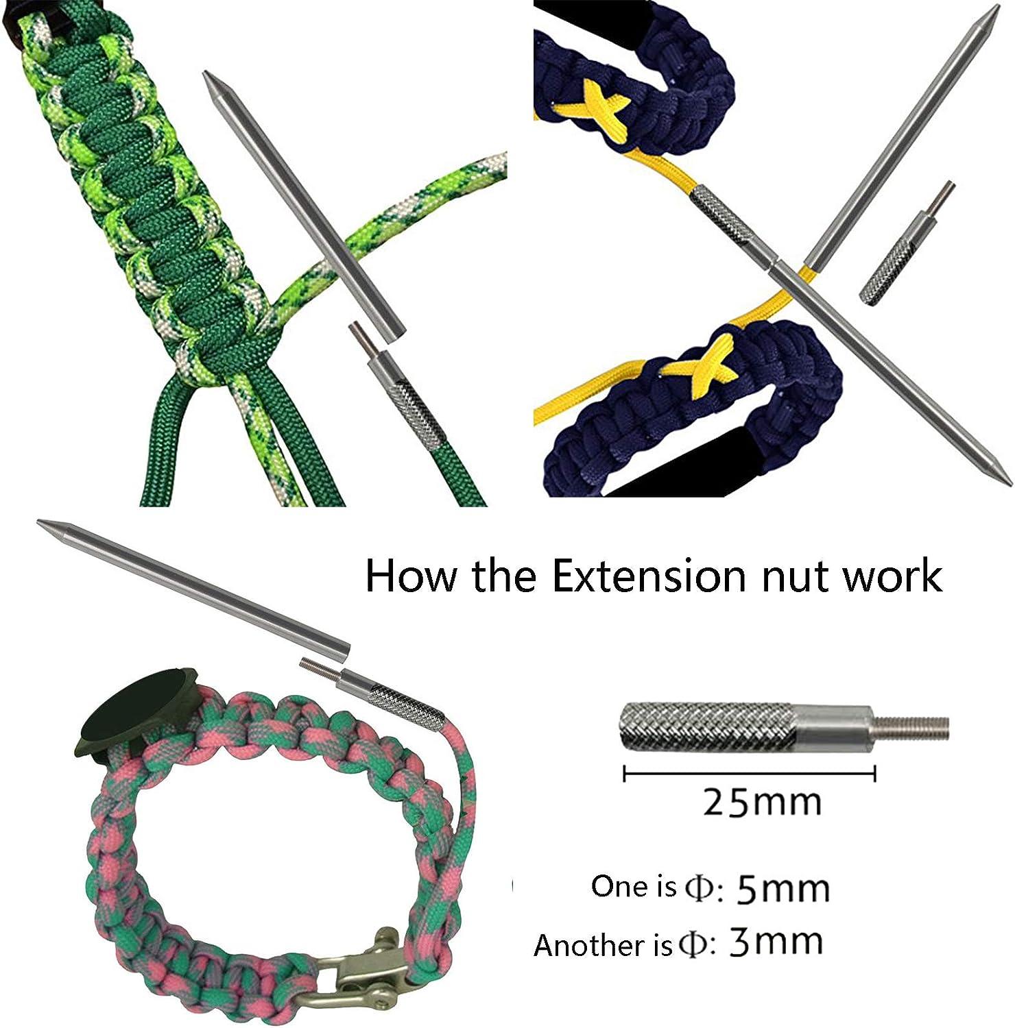 14 Pcs Paracord Needle Set with Marlin Spike and Smoothing Knotters ...
