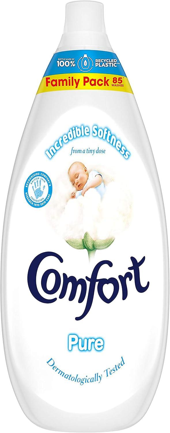 Comfort Pure Fabric Conditioner Liquid Ultra Concentrated 1.275 Litre ...