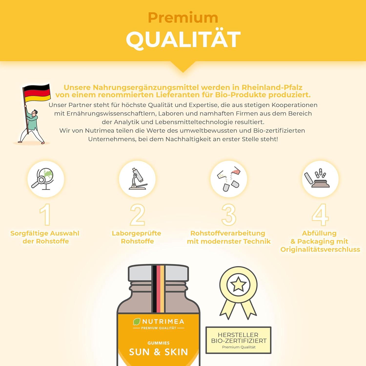 Sun & Skin Gummy Bears | Natural Tan & Skin Protection | Vegan Self ...