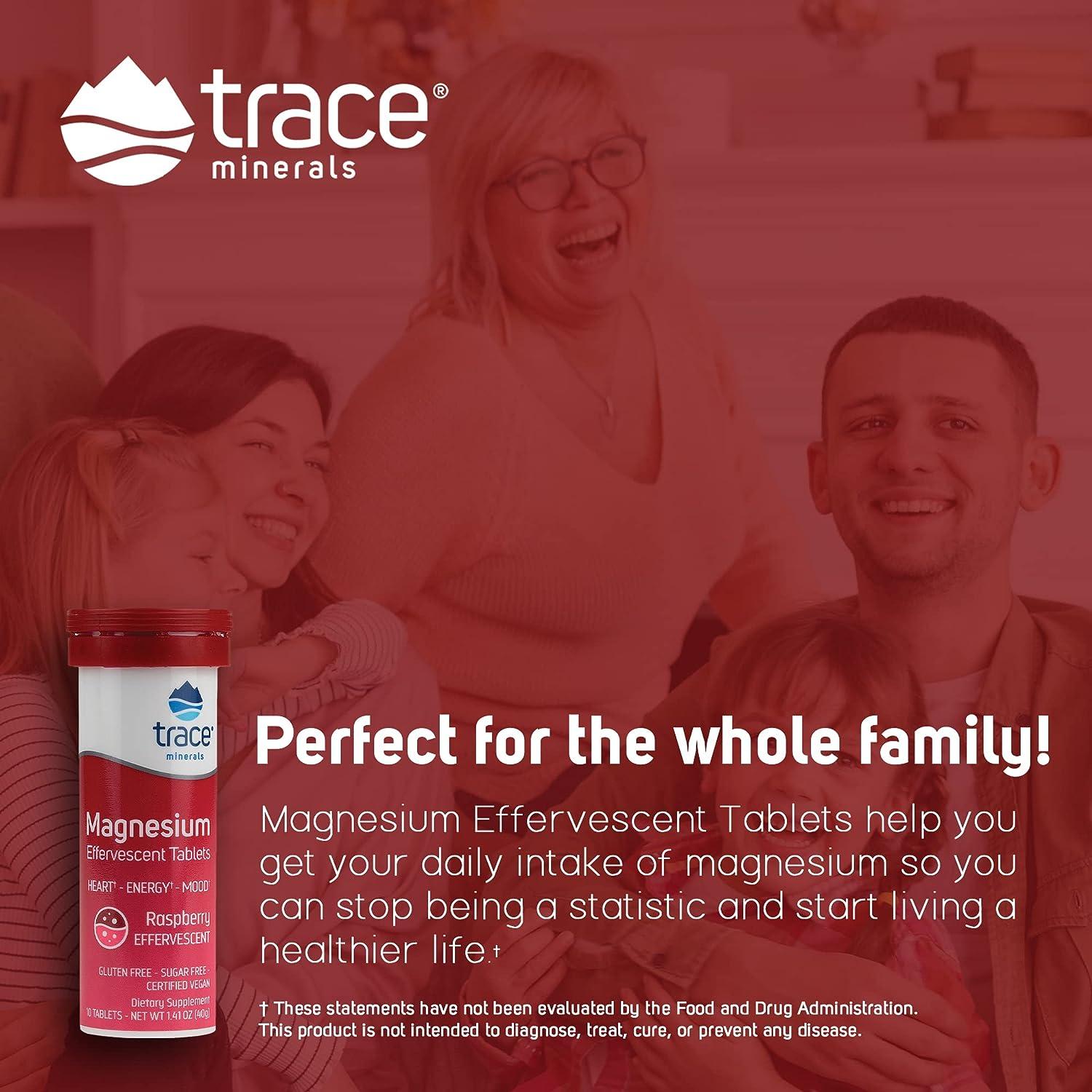 Raspberry Flavored Magnesium Effervescent Drink Tablets - 150mg ...