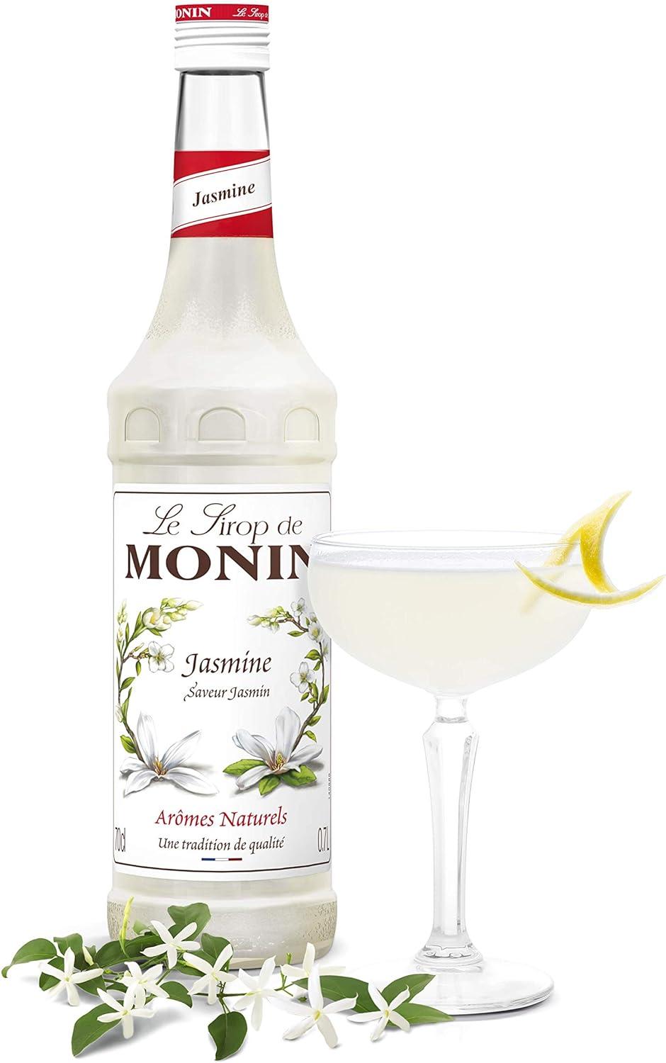 MONIN Premium Jasmine Syrup 700ml - Ideal for Cocktails and Mocktails ...