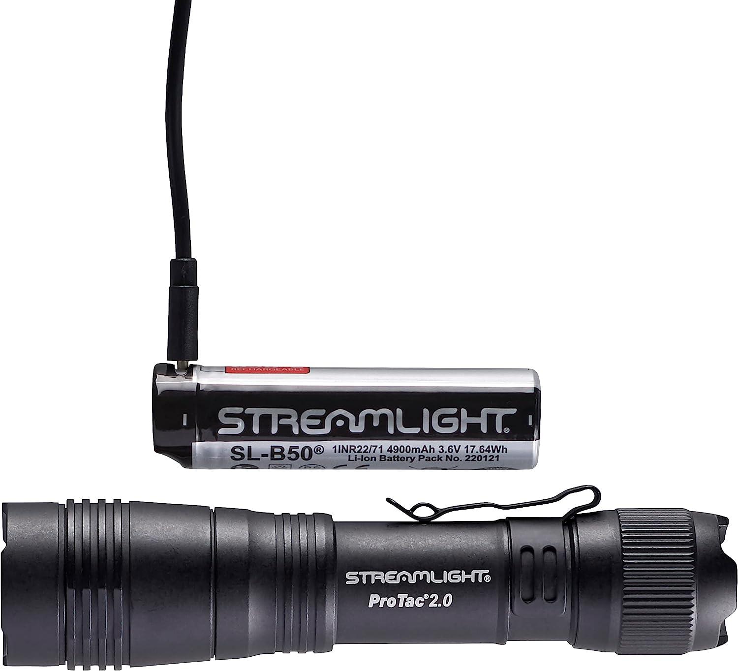 Streamlight 89000 ProTac 2.0 2000-Lumen Rechargeable Tactical ...