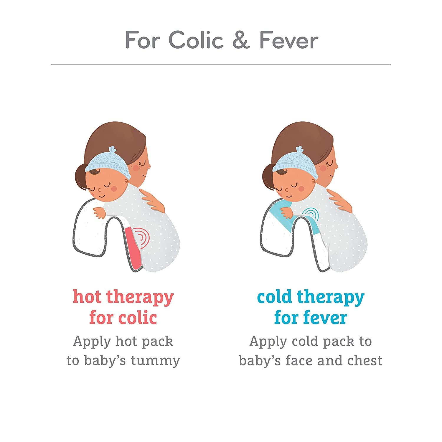 Munchkin TheraBurpee Colic & Fever Rescue Kit: Hot & Cold Therapy Burp ...
