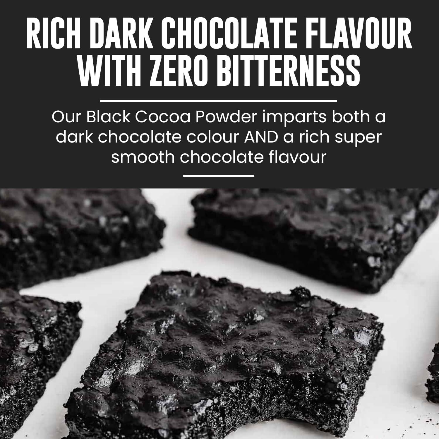 Black Cocoa Powder for Baking - 1kg Pouch | Intense Deep Black Dutch ...