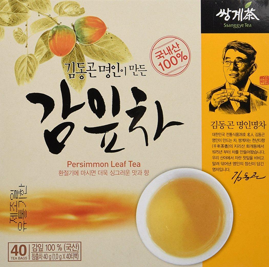 Health Tea Korea Food Persimmon Leaf Tea 1.0g X 40 Tea Bags | Buy Now ...