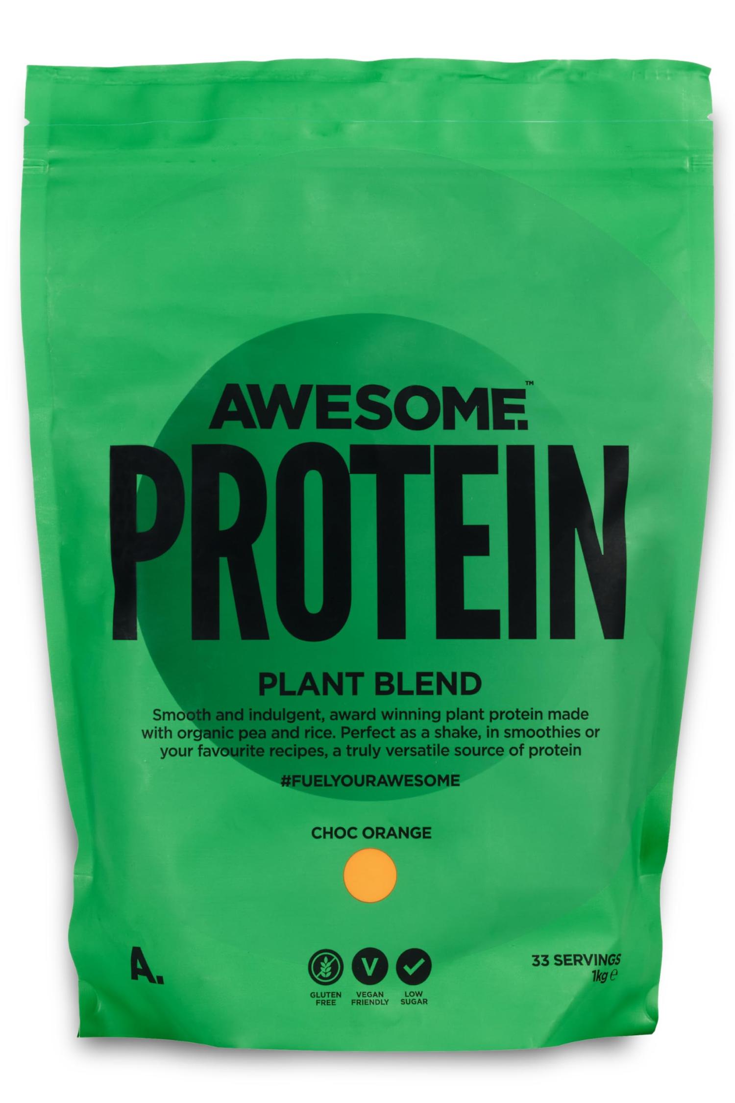 Ben Coomber Chocolate Orange Awesome Protein Powder | 1kg Vegan Organic ...