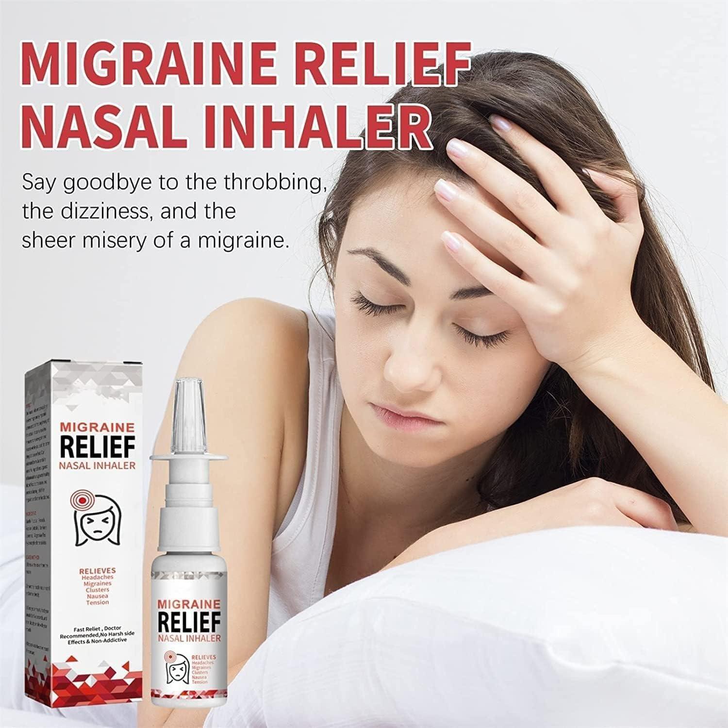 Migcare Migraine Relief Nasal Inhaler - Headache & Tension Relief 30ml ...