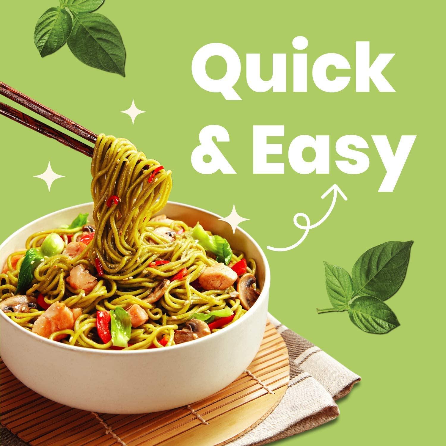 Lemonilo Chicken Chow Mein Ramen - Healthy Instant Noodles with Spinach ...