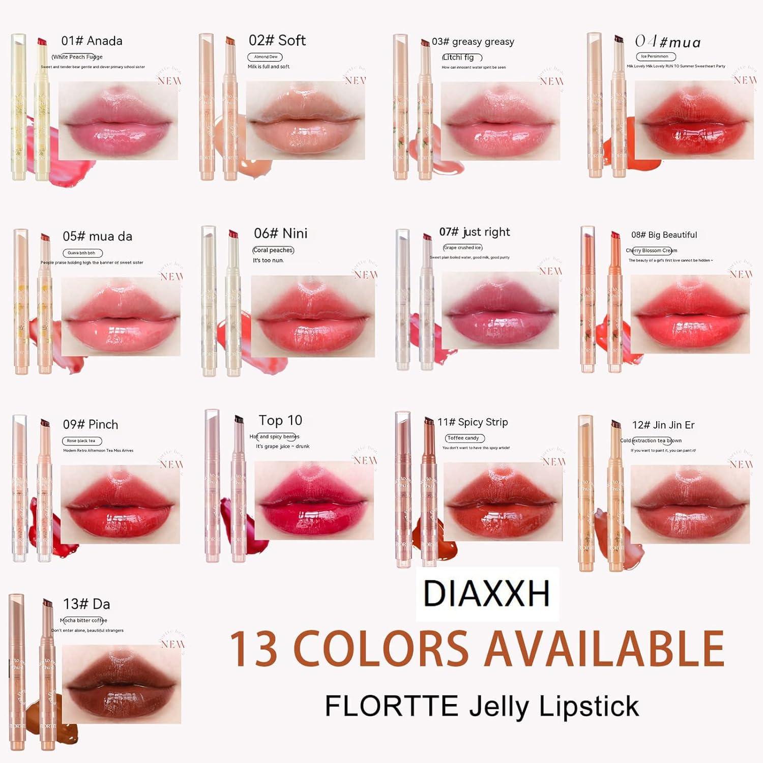 Flortte Jelly Lipstick - Heart Korean Makeup Lip Pen (#03) by Flortte Beauty Chu