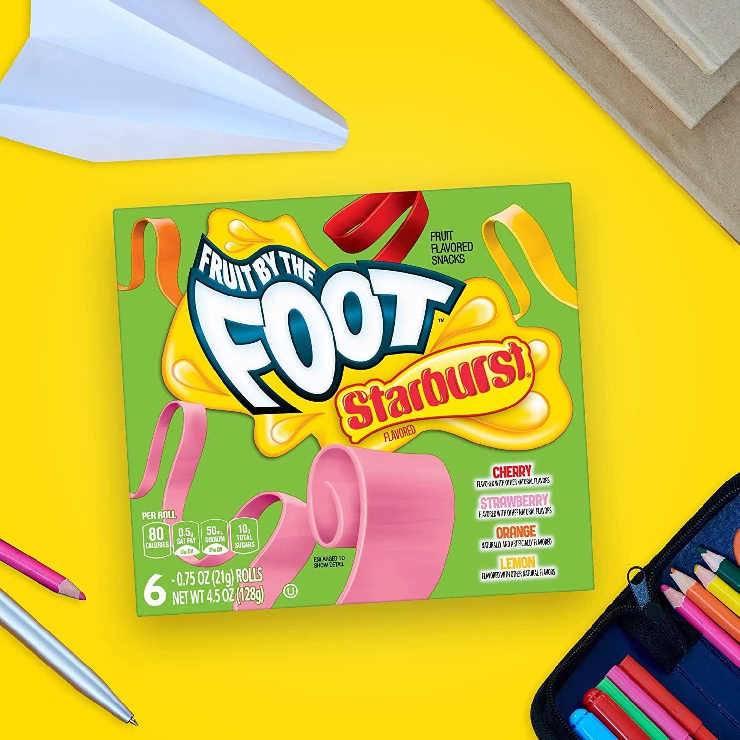 Fruit by the Foot Fruit Flavored - Starburst - Assorted Flavours - 6 ...