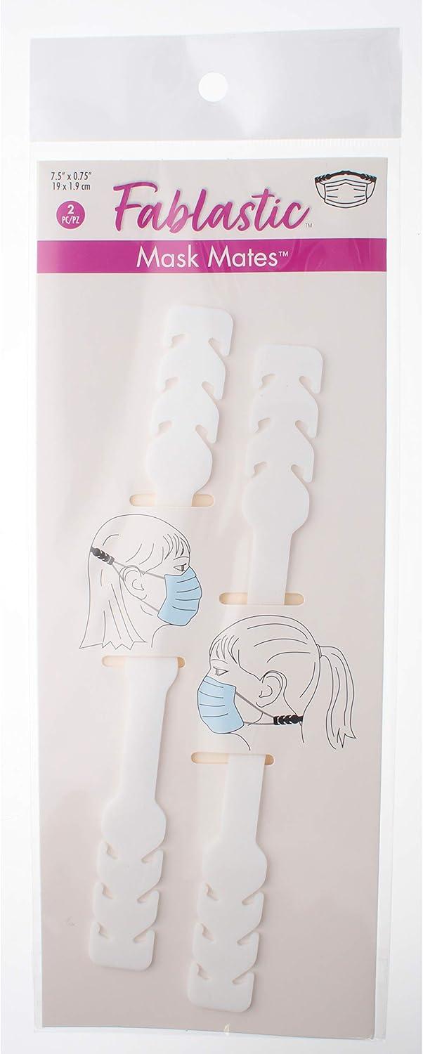 Beadsmith Fablastic Mask Mate Adjustable Extender - 2 Pieces 19.1 cm ...