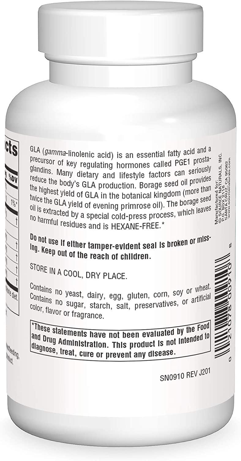 Buy Source Naturals Mega-GLA 300 - 60 Softgels | Omega-6 Supplement for ...