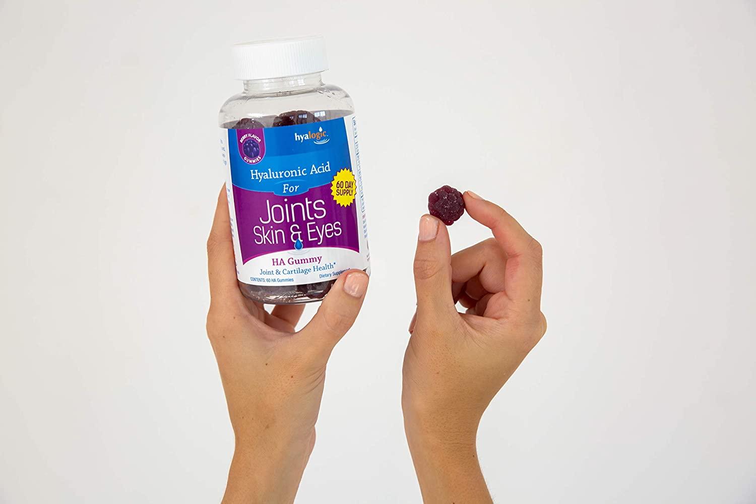 Hydrate & Nourish with Hyalogic Chewy HA Gummies - Mixed Berry Flavor ...