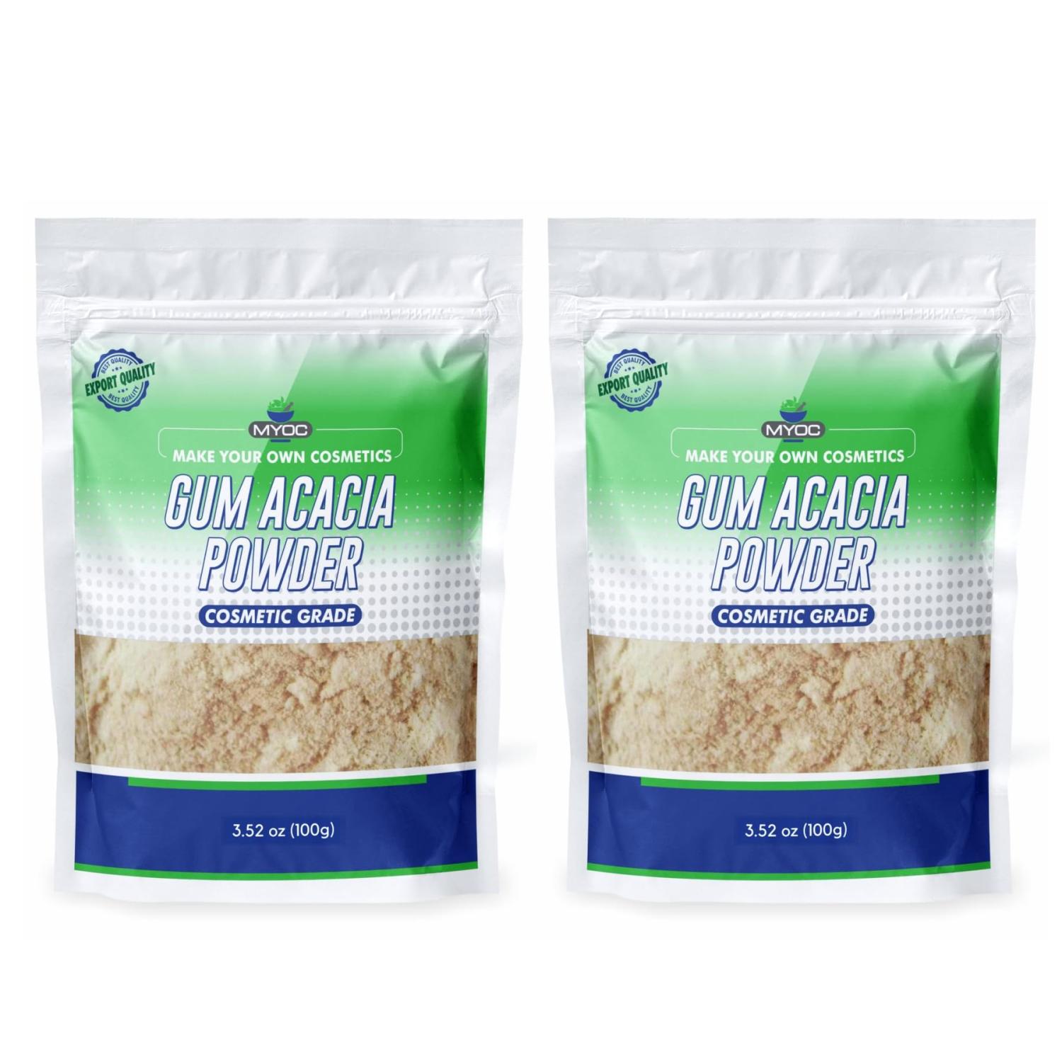 Myoc Gum (Acacia) Powder 3.5 oz (100 g) Pure Original Ingredients Gum ...