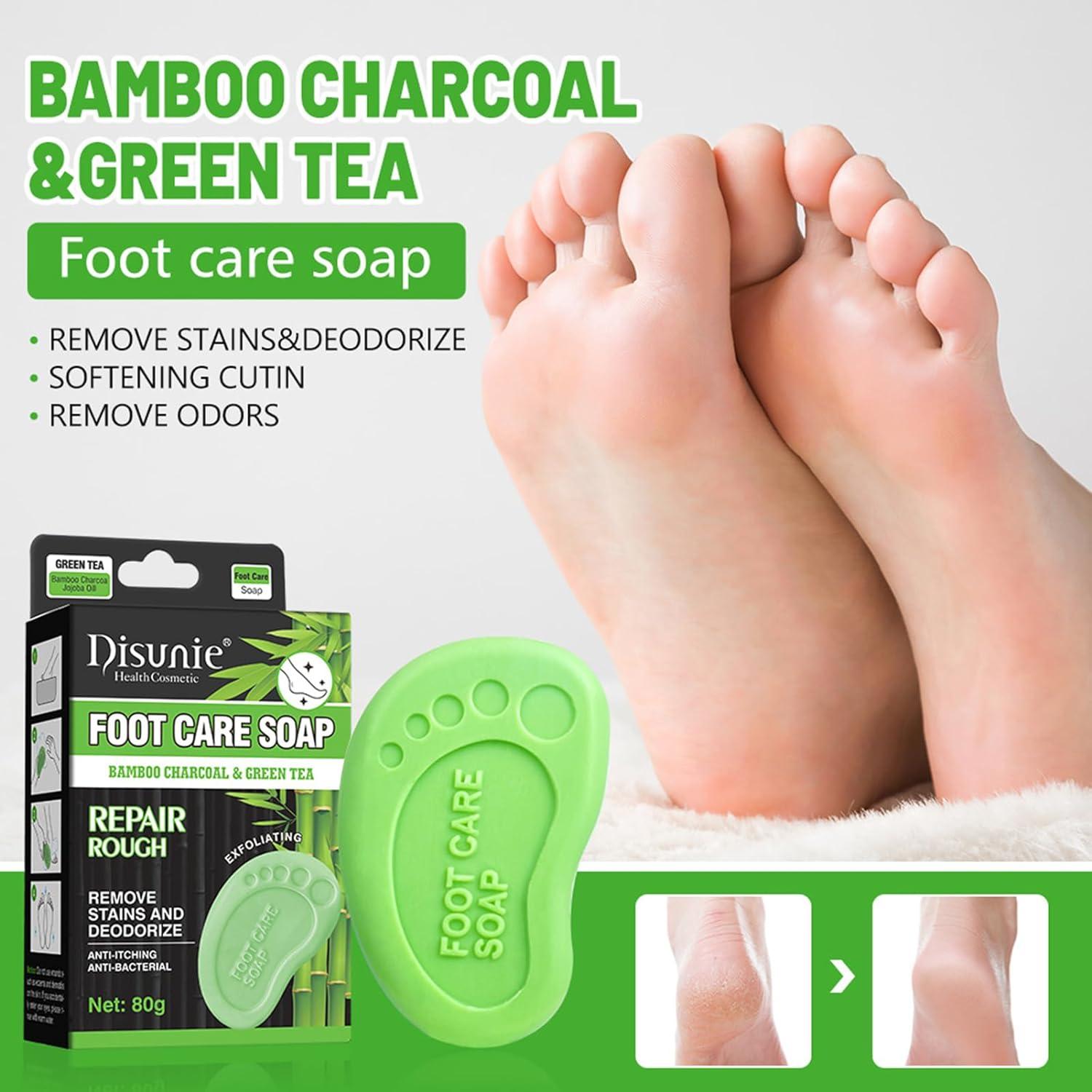 Foot Saop Handmade Soap with Green Tea Essence Oils Protects Skin From ...