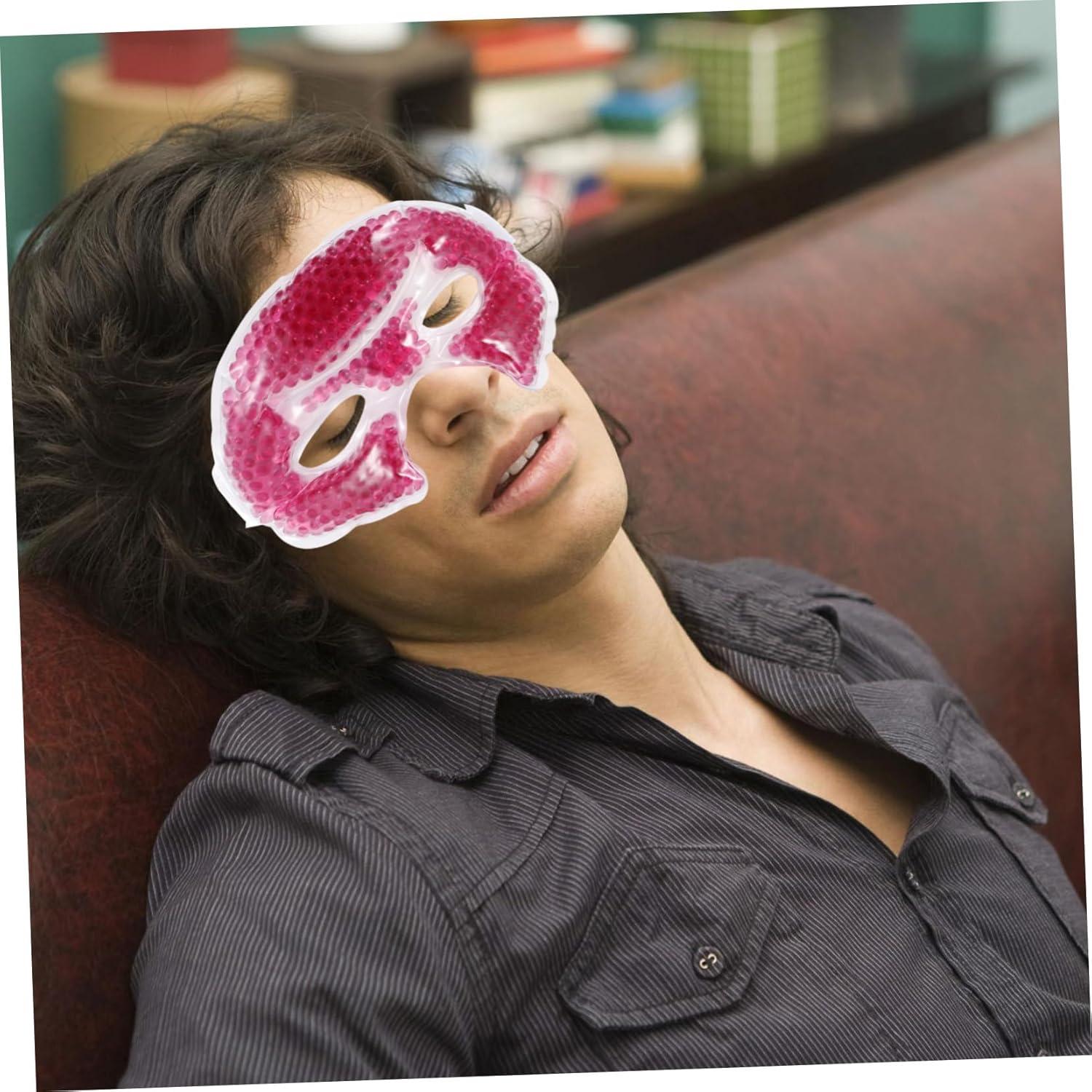 Fomiyes 3PC PVC Shading Mask | Gel Eye Pads & Sleep Mask | Cold ...