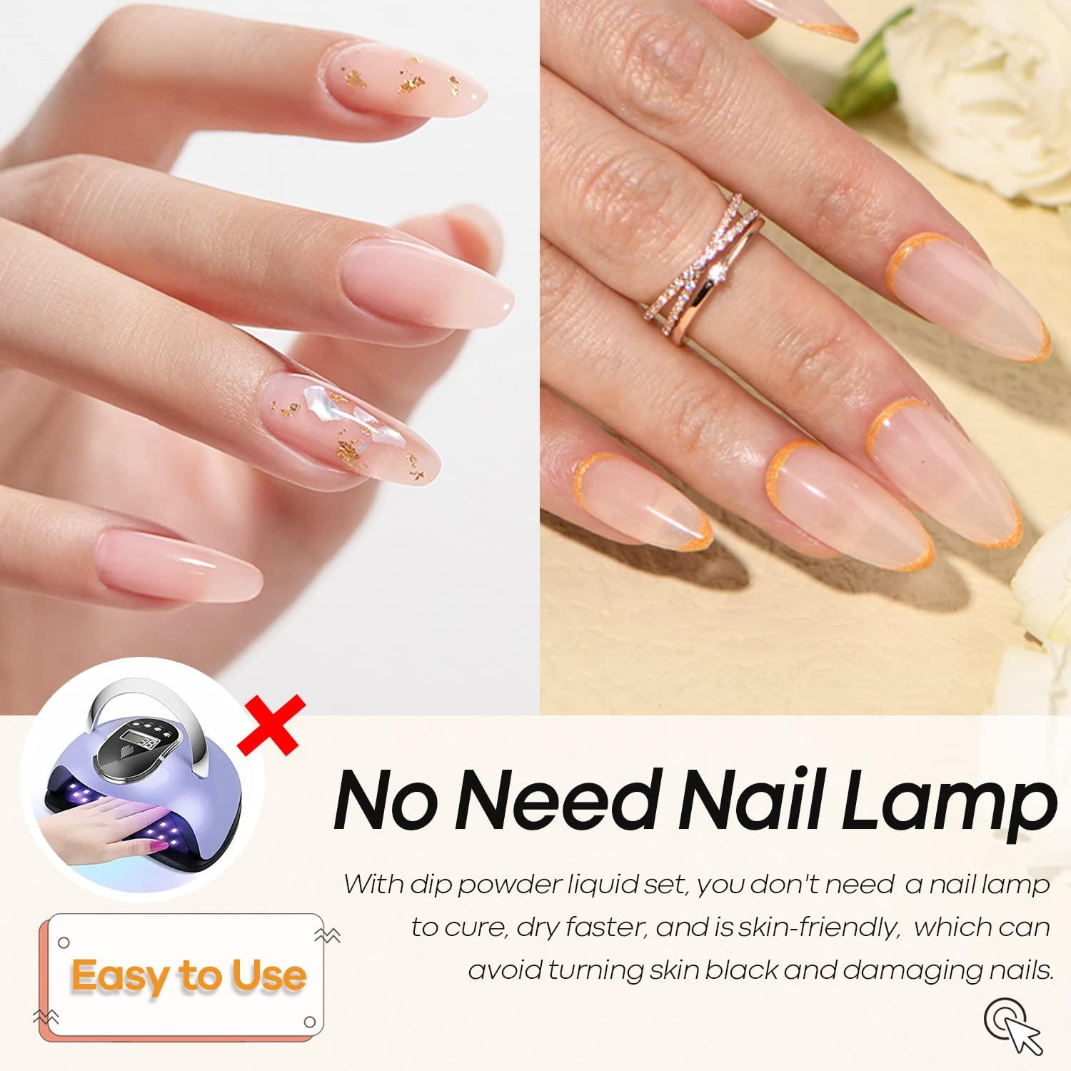 AZUREBEAUTY Translucent Sheer Pink Dip Powder - 2Oz/56g - Basic Semi ...