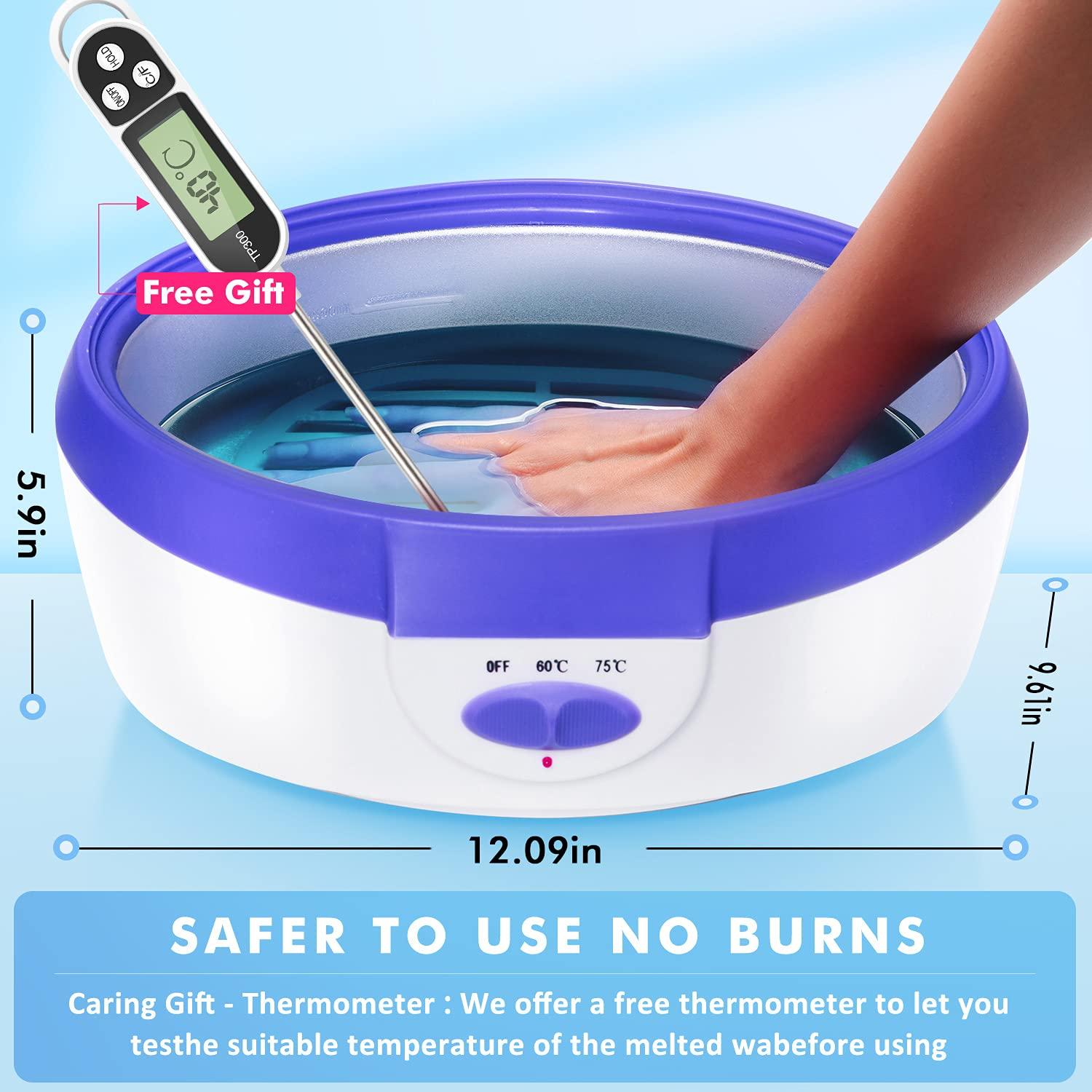 Ejiubas Paraffin Wax Machine - Quick Heating Moisturizing Kit with 2.2 ...