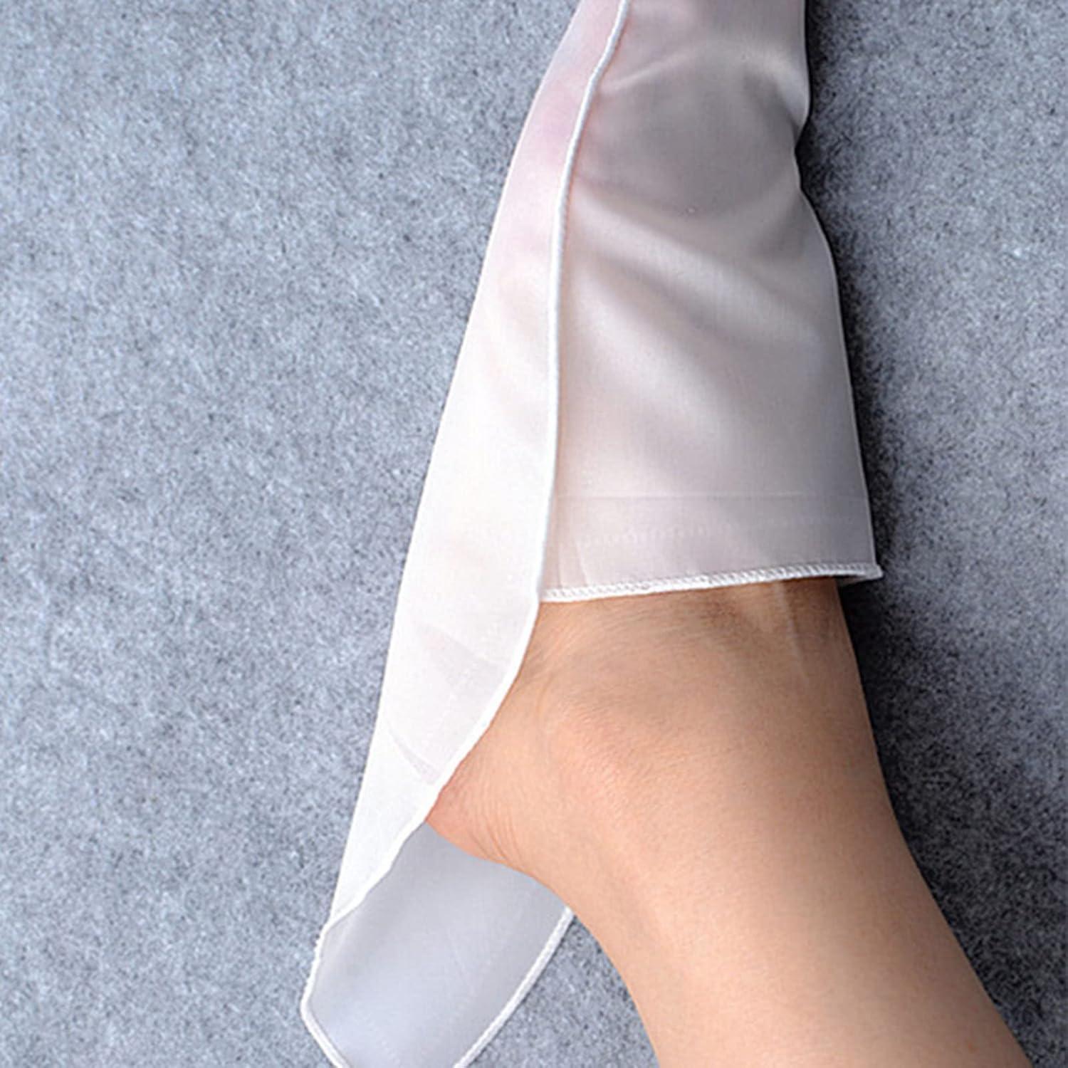 Apooke 10-Pack Easy Slide Compression Stockings - Open Toe Design for ...