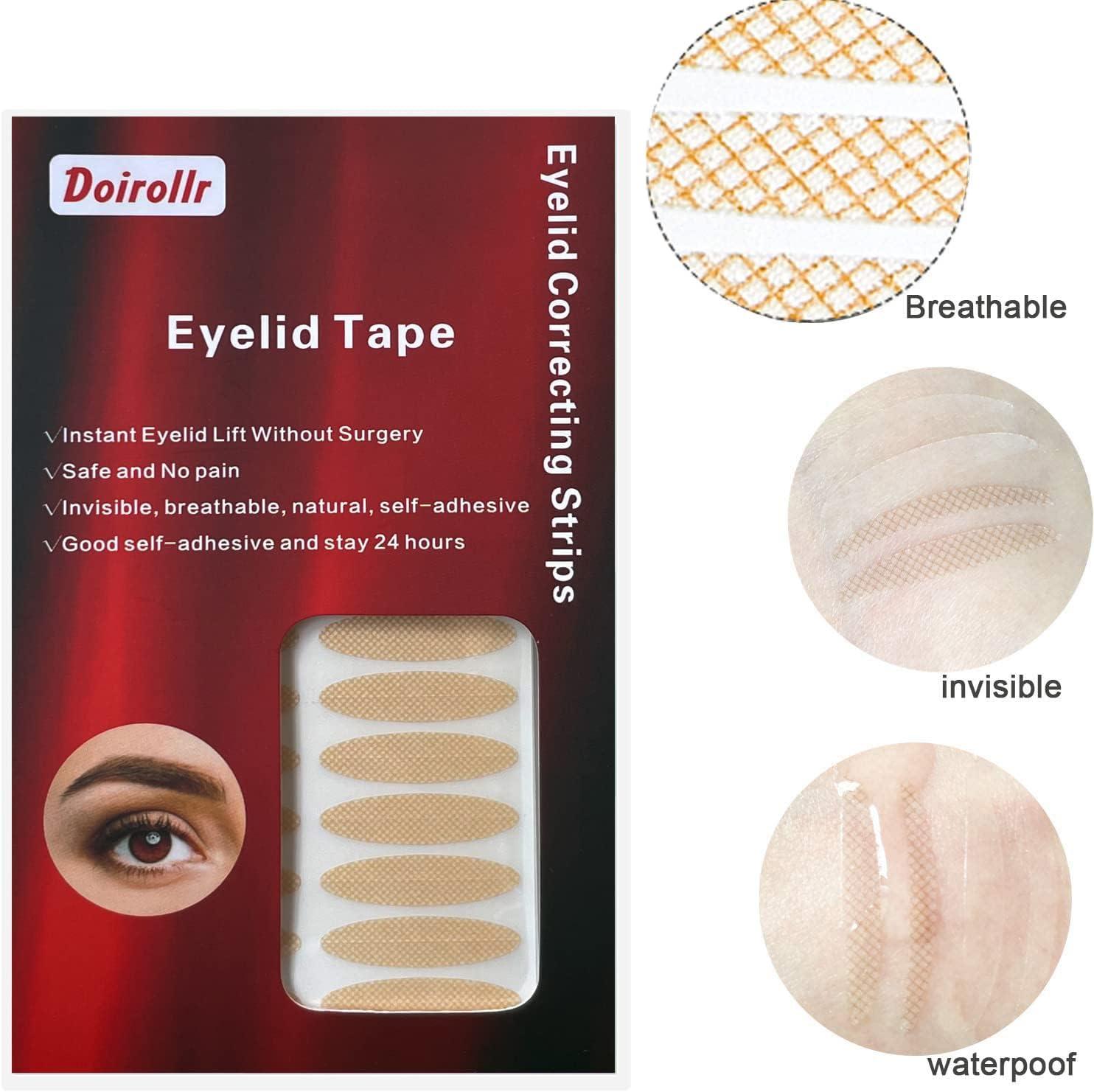 480Count Medium side Eyelid Tapes Double Eyelid Strips Droopy Eyelid ...