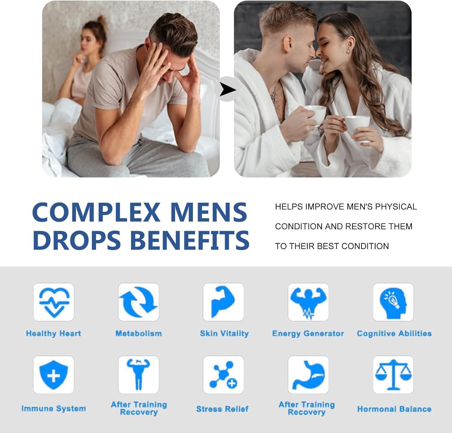 Nexusbio Labs Complex Men's Drops Complex Mens Drops Revitahepa Blue ...