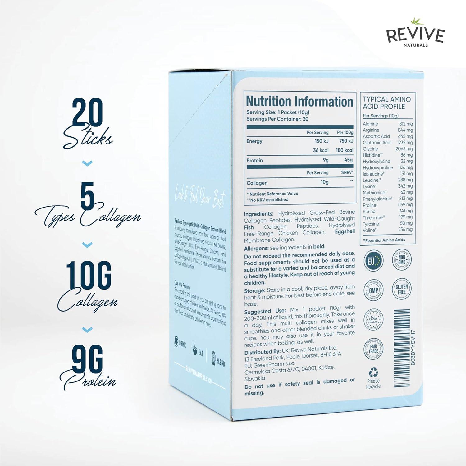 Buy Multi Collages Hydrolyzed Protein Powder (200g) - Types I II III V ...