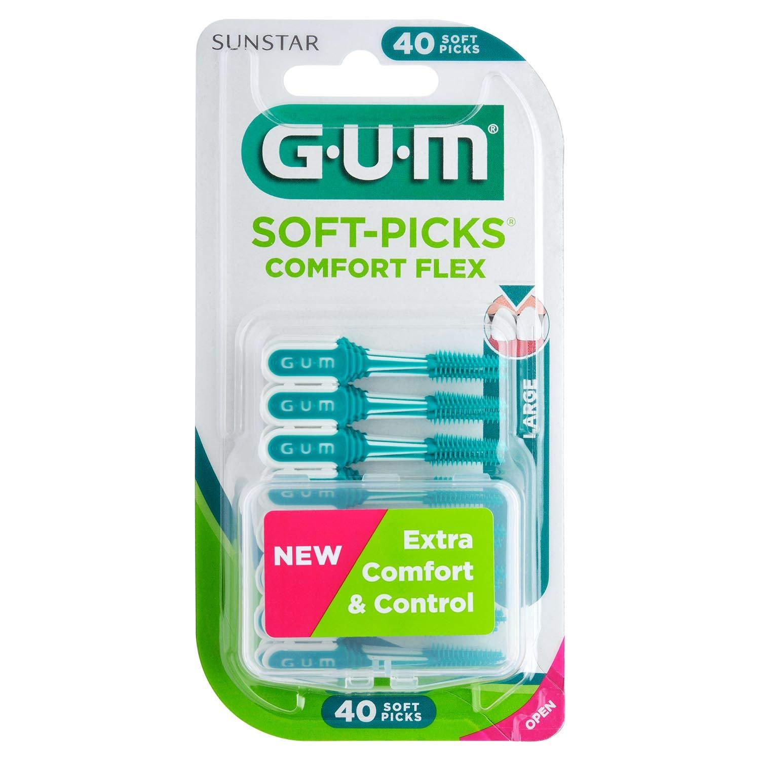 Gum Soft-Picks Comfort Flex Large - 2-Pack (80 Pieces) | International ...