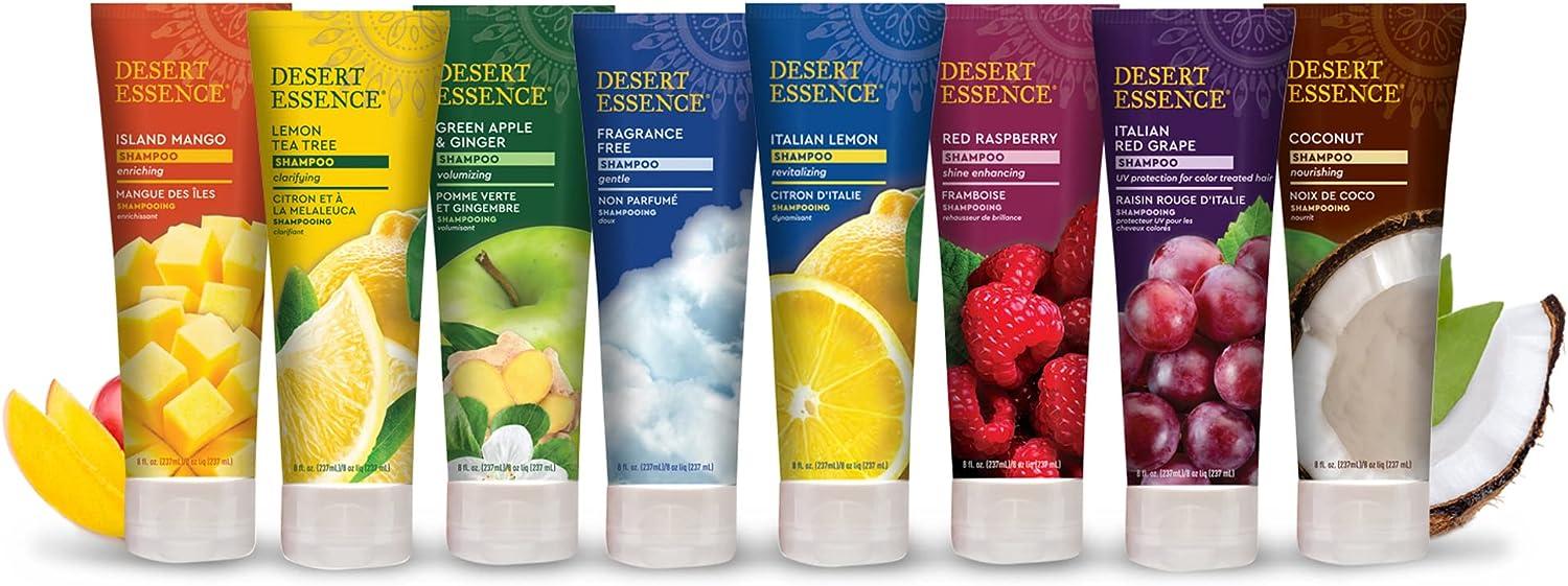 Desert Essence Italian Red Grape Shampoo & Conditioner Bundle - 8 fl oz ...