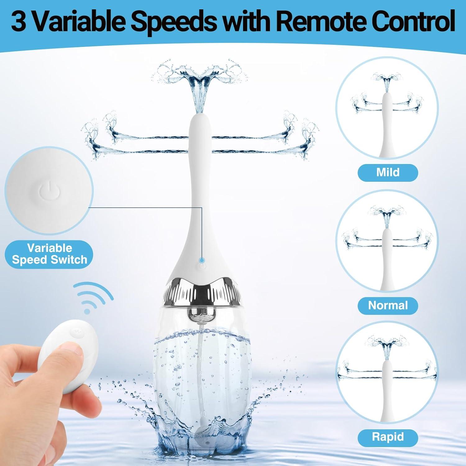 Electric Enema & Vaginal Douche Kit by Tilcare - 3 Speed Settings ...