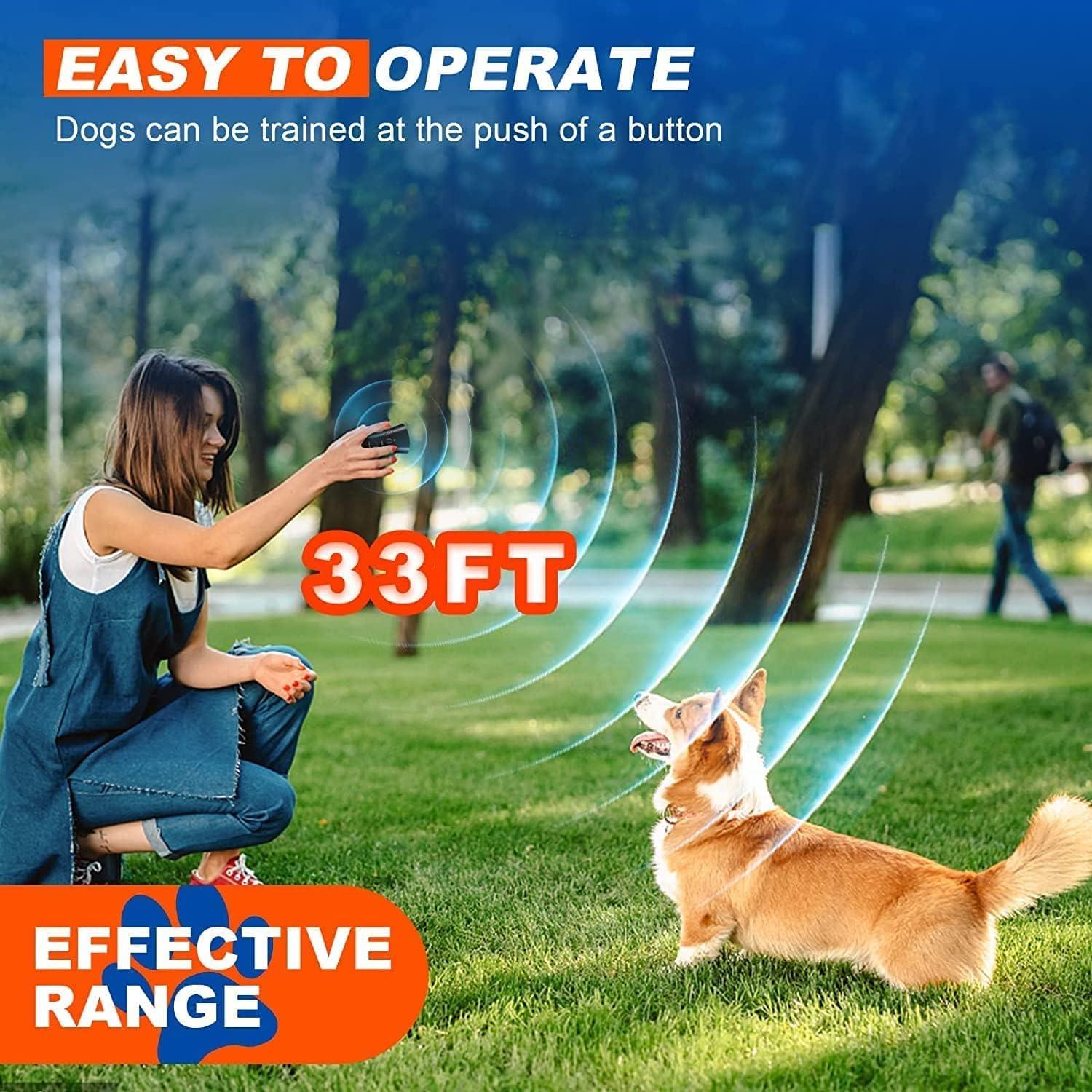 Anti Barking Device for Dogs Ultrasonic Dog Deterrent Control Sonic ...