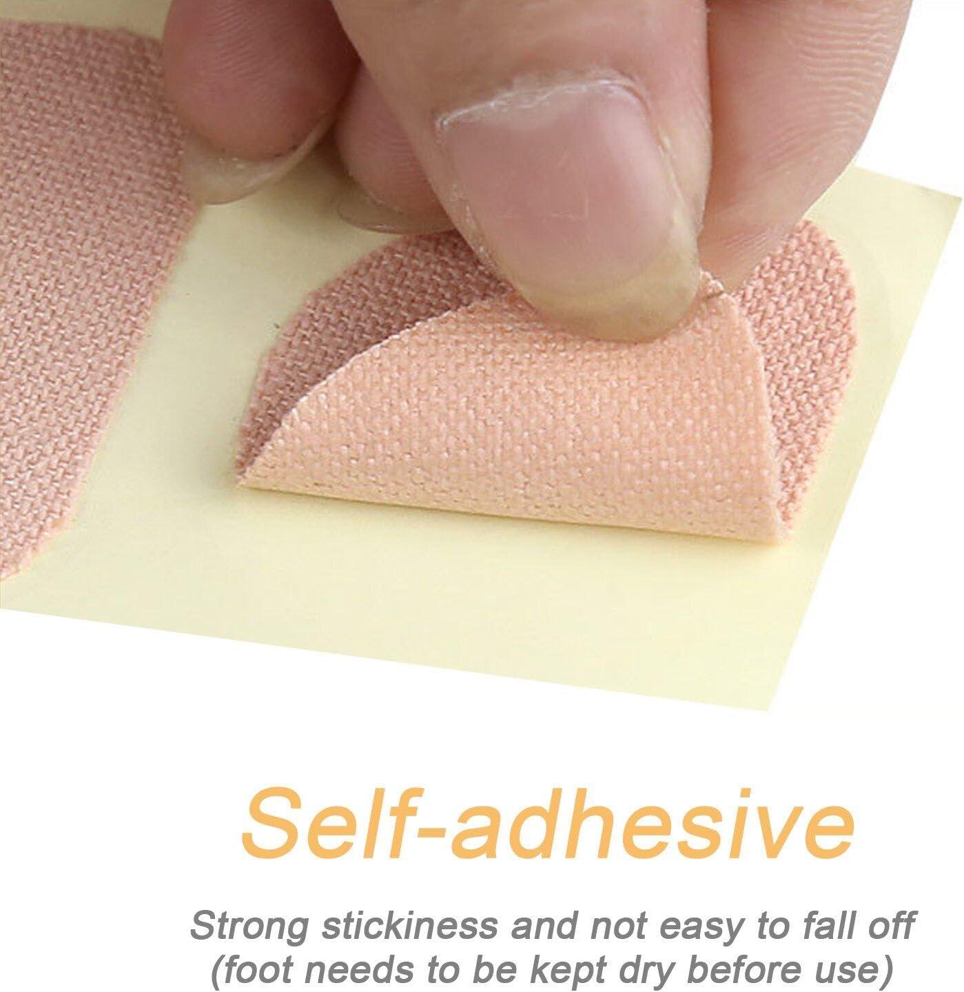 AMOYER 10 Sheets Moleskin Adhesive Pads Mole Skin Tape Stickers for ...