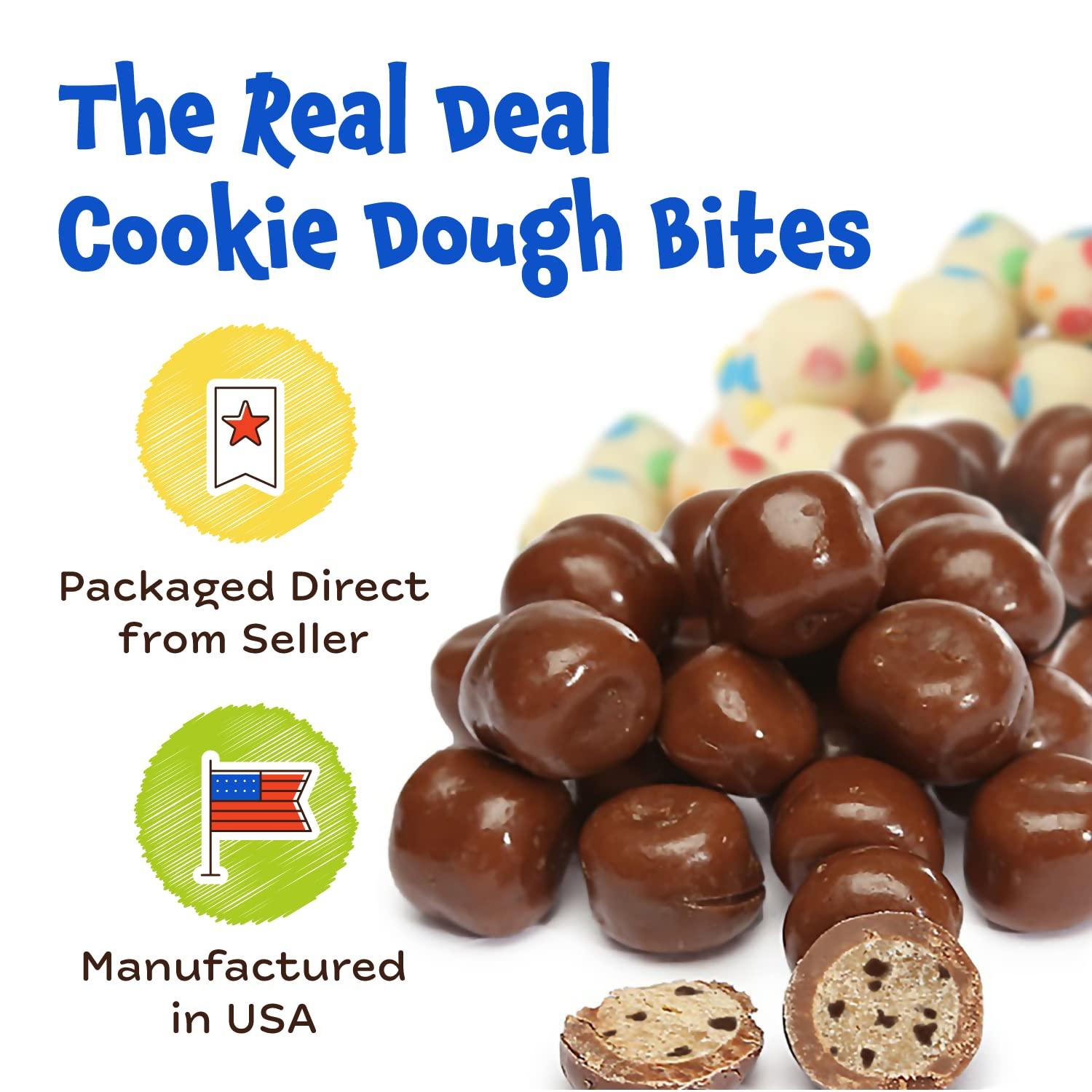Cookie Dough Bites - Birthday Cake - Stand-Up Bag of Chocolate-Covered ...